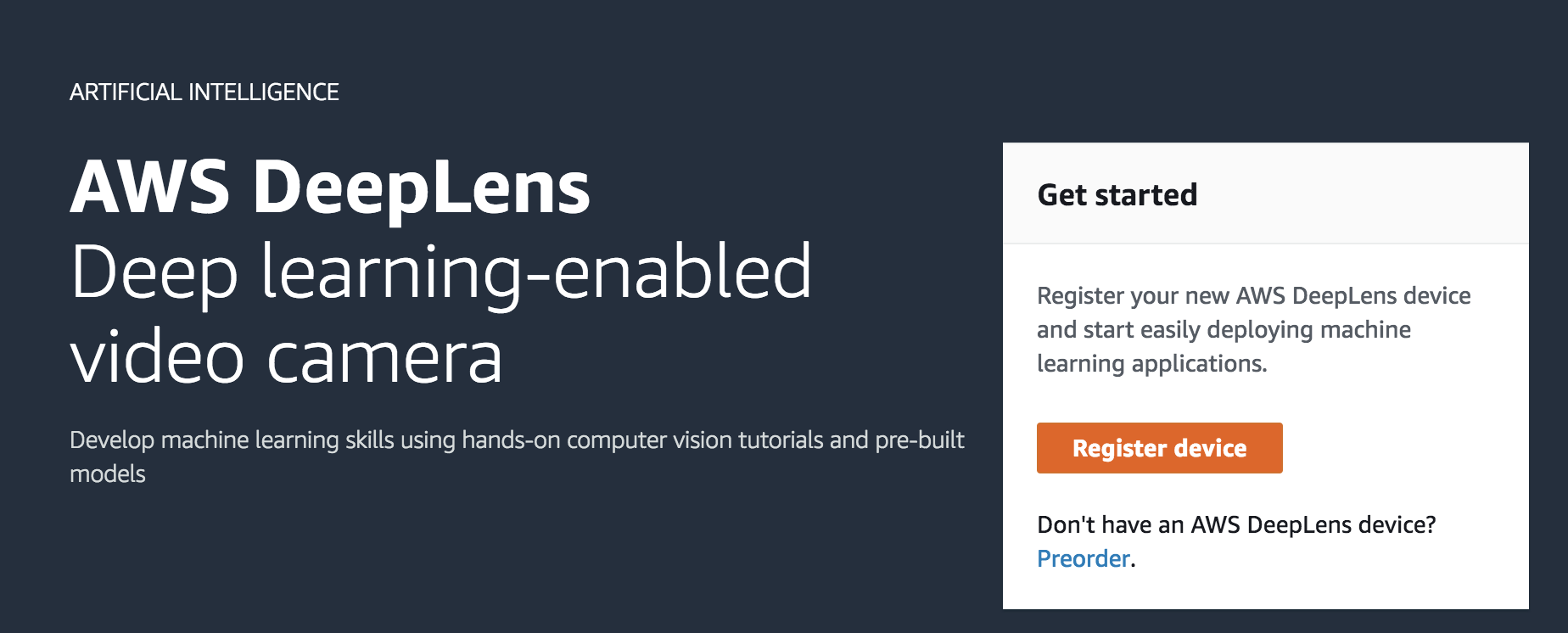 AWS DeepLensをセットアップしてみた #reinvent | DevelopersIO