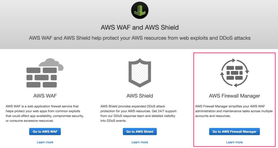 【新機能】AWS Firewall Managerを使ってみた | DevelopersIO