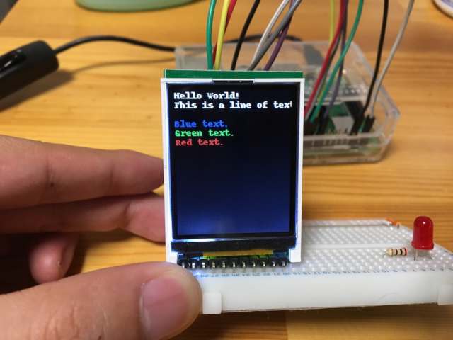Raspberry PiでSPI通信をしてLCD（ST7735）に描画してみた | DevelopersIO