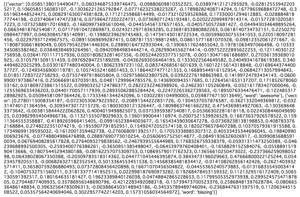 Amazon SageMakerのBlazingText(Word2Vec)で単語ベクトルを作ってみた | DevelopersIO