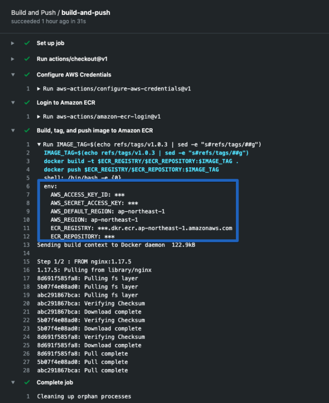 GitHub ActionでDockerコンテナをビルドしてAmazon ECRに保存する | DevelopersIO