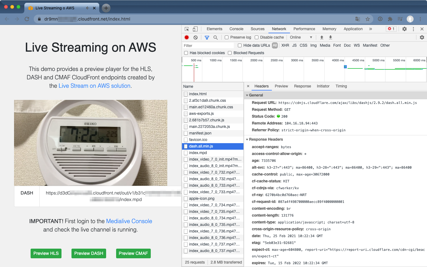 AWSソリューション実装「Live Streaming on AWS」でライブ動画配信をしてみた | DevelopersIO
