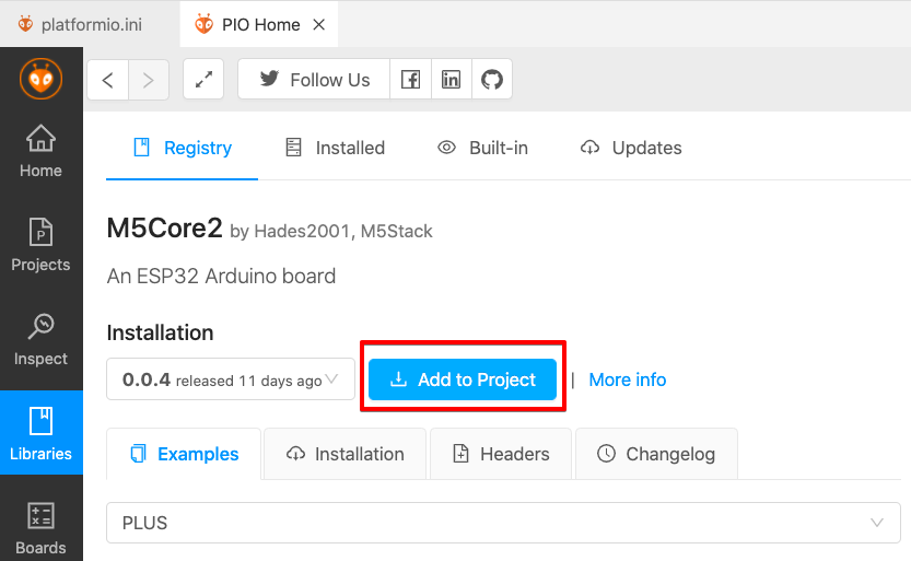 [M5Stack Core2 for AWS] PlatformIO を使用して、ArduinoでHello Worldしてみました | DevelopersIO