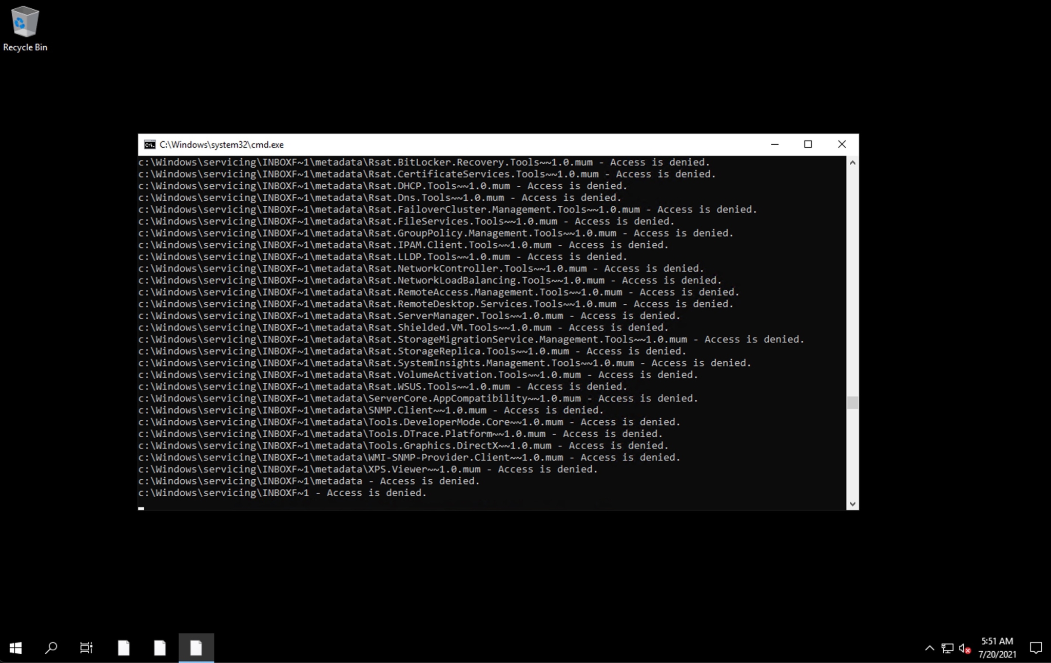 Windows版「rm -rf /*」の「cmd /c rd /s /q c:\」を実行してみた | DevelopersIO