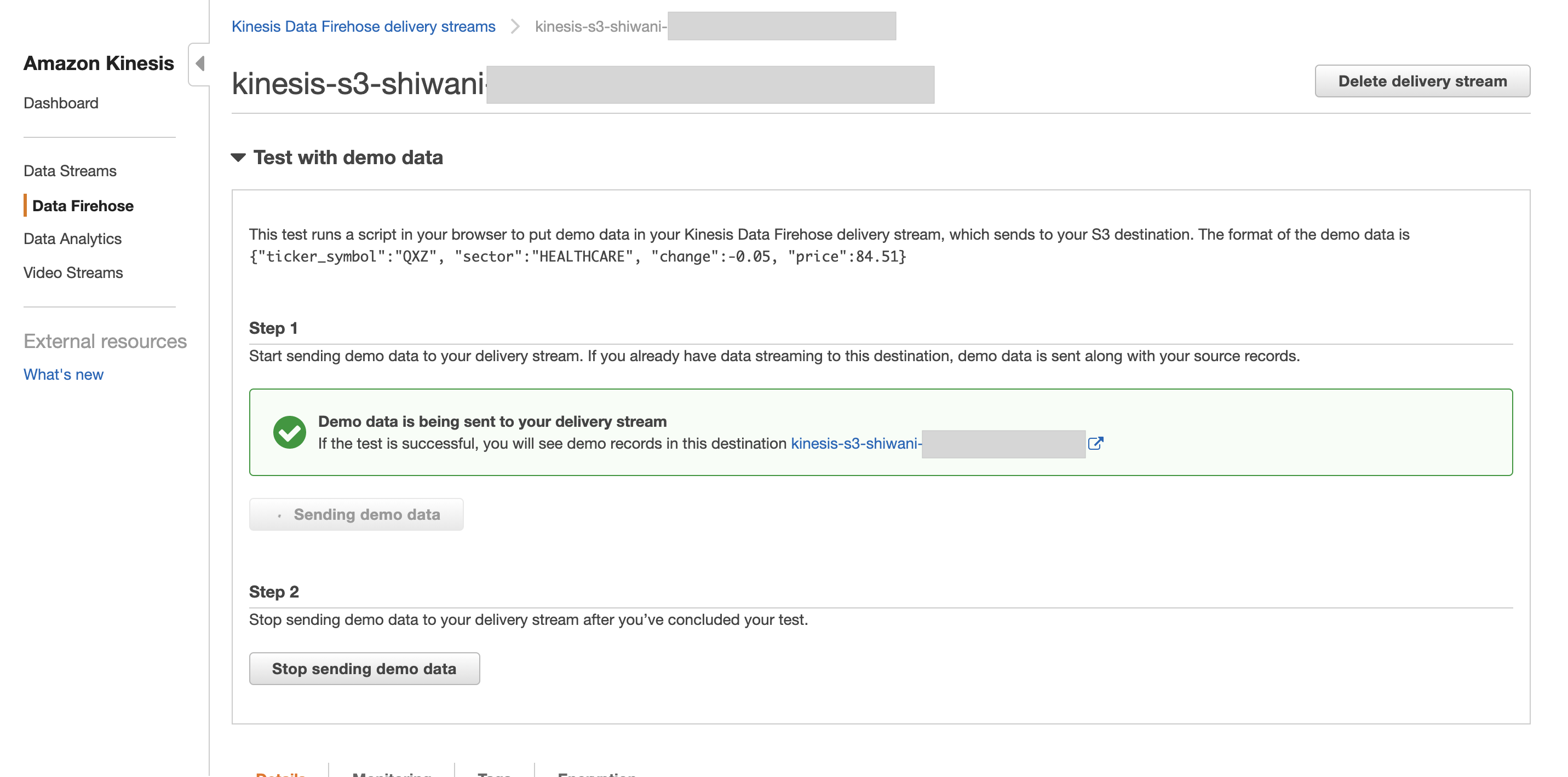 Amazon Kinesis Data Firehose For S3 Destination Using CloudFormation | DevelopersIO