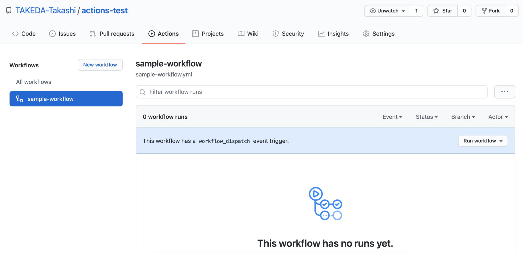 GitHub Actionsのworkflow_dispatchが表示されない場合はデフォルトブランチの設定を確認しよう | DevelopersIO