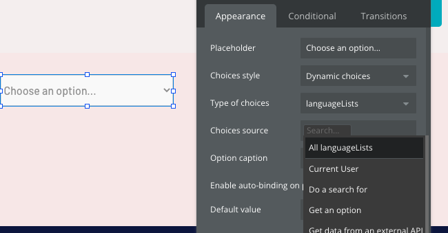 [bubble] Option Setsを使って選択肢のリストを管理する | DevelopersIO