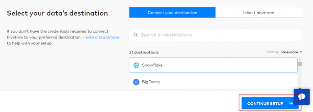 FivetranでSnowflakeをDestinationに設定してみる | DevelopersIO