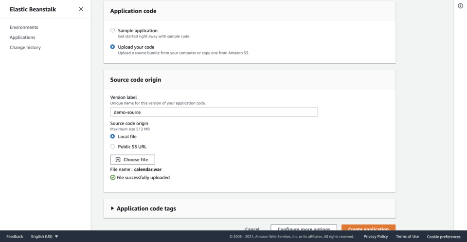 Deploying a Java Web Application using AWS EBS | DevelopersIO