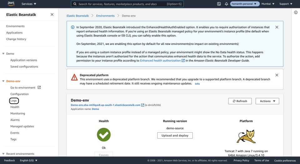 Deploying a Java Web Application using AWS EBS | DevelopersIO