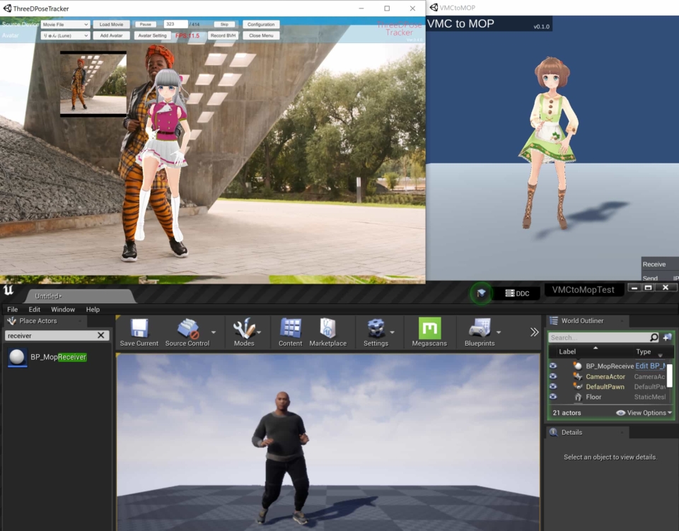 Unity上のモーションでUE4のモデルを動かしてみた | DevelopersIO