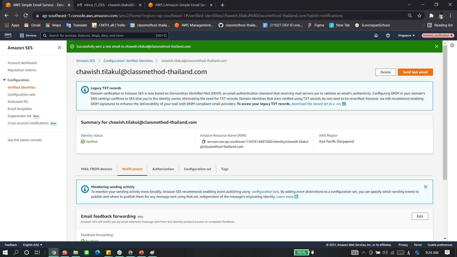 AWS การตั้งค่าพื้นฐานเพื่อใช้งาน SES (Simple Email Service) | DevelopersIO