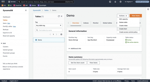 Creating Json Formatted Data File Using Dynamodb And Vi Editor Developersio