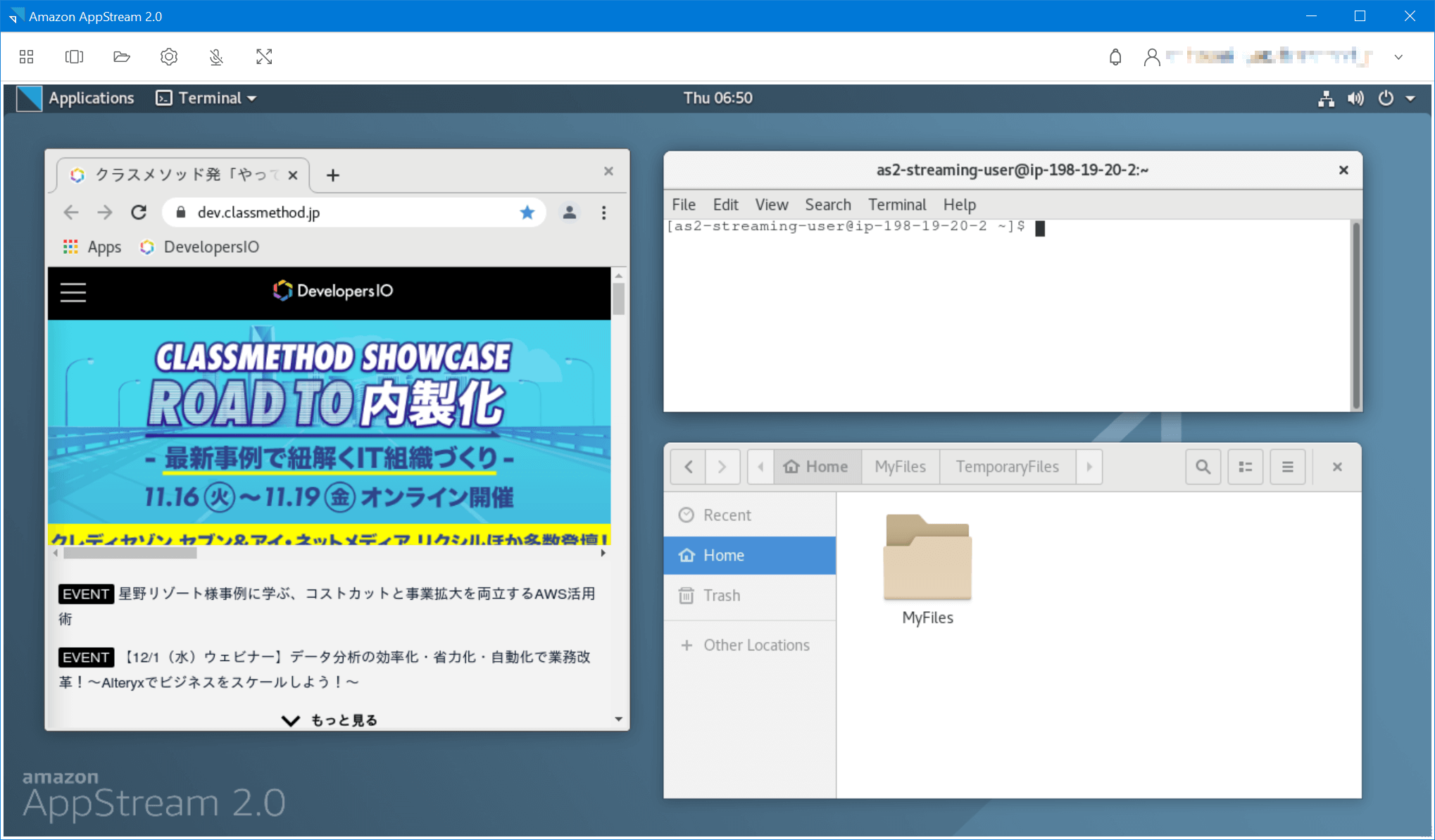 [アップデート] AppStream 2.0でLinuxイメージがサポートされました | DevelopersIO