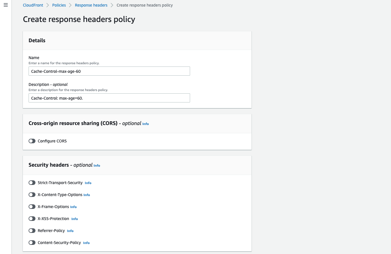 [UPDATE] Amazon CloudFrontでResponse headers policiesがサポートされました！ | DevelopersIO