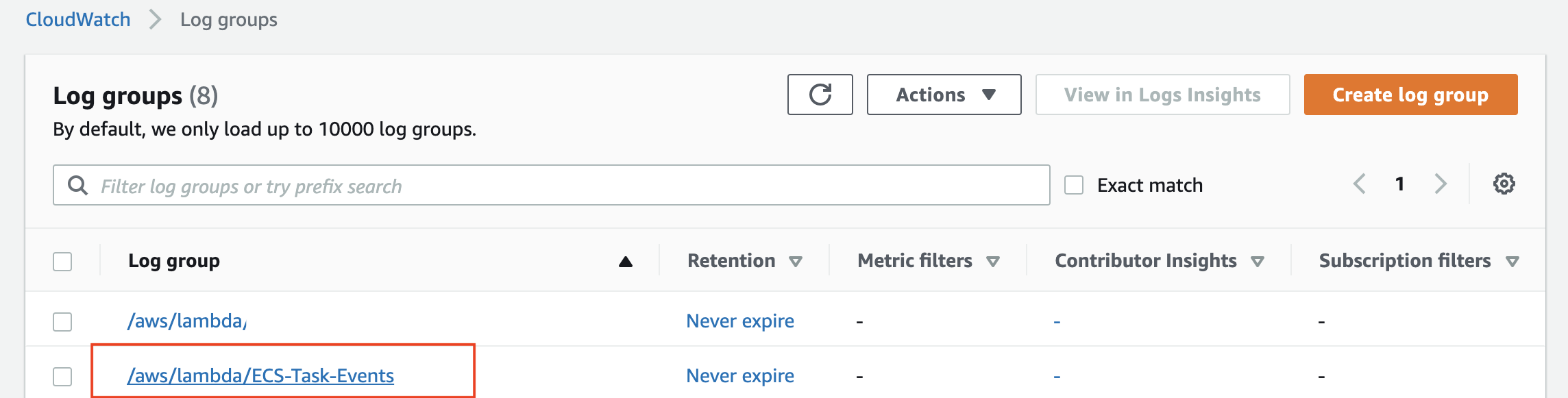 AWS CLIでFargateを使用してECSクラスターの作成し、Lambdaを使用してECSイベントをCloudWatchログに書き込んでみた。 | DevelopersIO