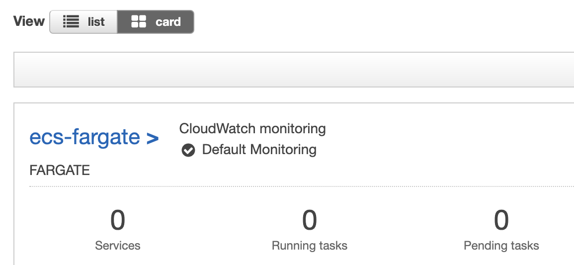 Aws Cliでfargateを使用してecsクラスターの作成し、lambdaを使用してecsイベントをcloudwatchログに書き込んでみ