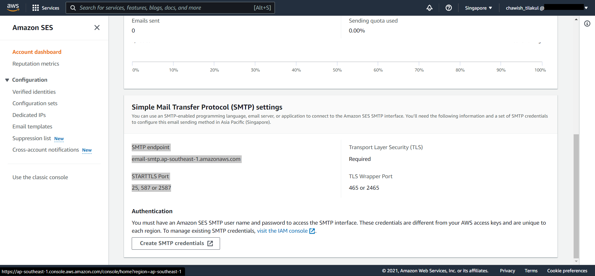 AWS: SES การตั้งค่า SMTP พื้นฐาน | DevelopersIO
