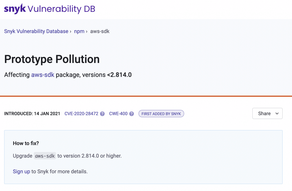 Snyk でデプロイ済みの AWS Lambda の脆弱性診断をしてみた | DevelopersIO