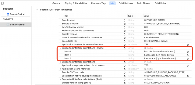 Xcode13で画面の縦向き固定が出来なかった時の対処法 | DevelopersIO