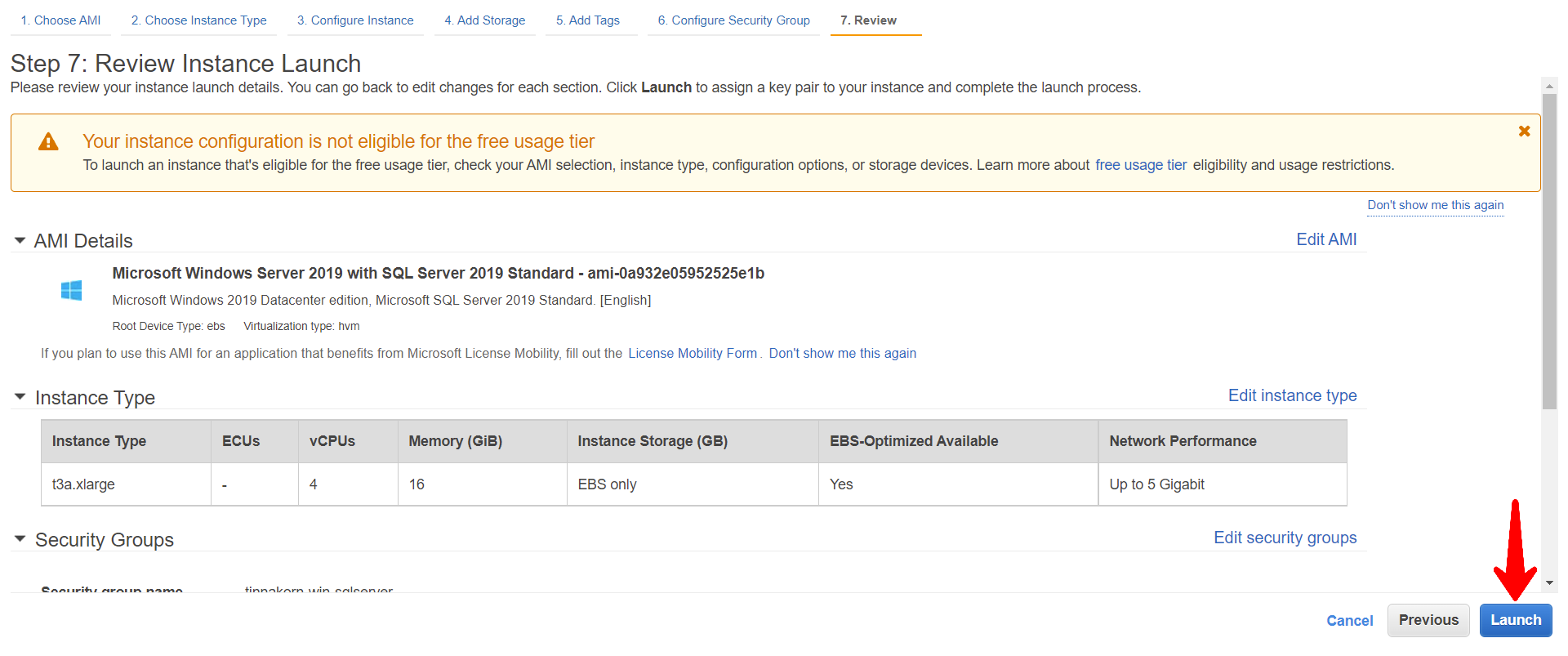 การสร้าง Microsoft SQL Server 2019 Standard ใน Windows Server 2019 บน ...