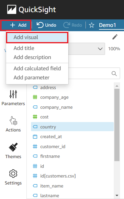 การสร้างกราฟ Donut ใน Analytics บน QuickSight | DevelopersIO