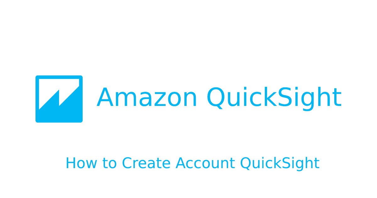 การสมัครบัญชี QuickSight ใน AWS | DevelopersIO