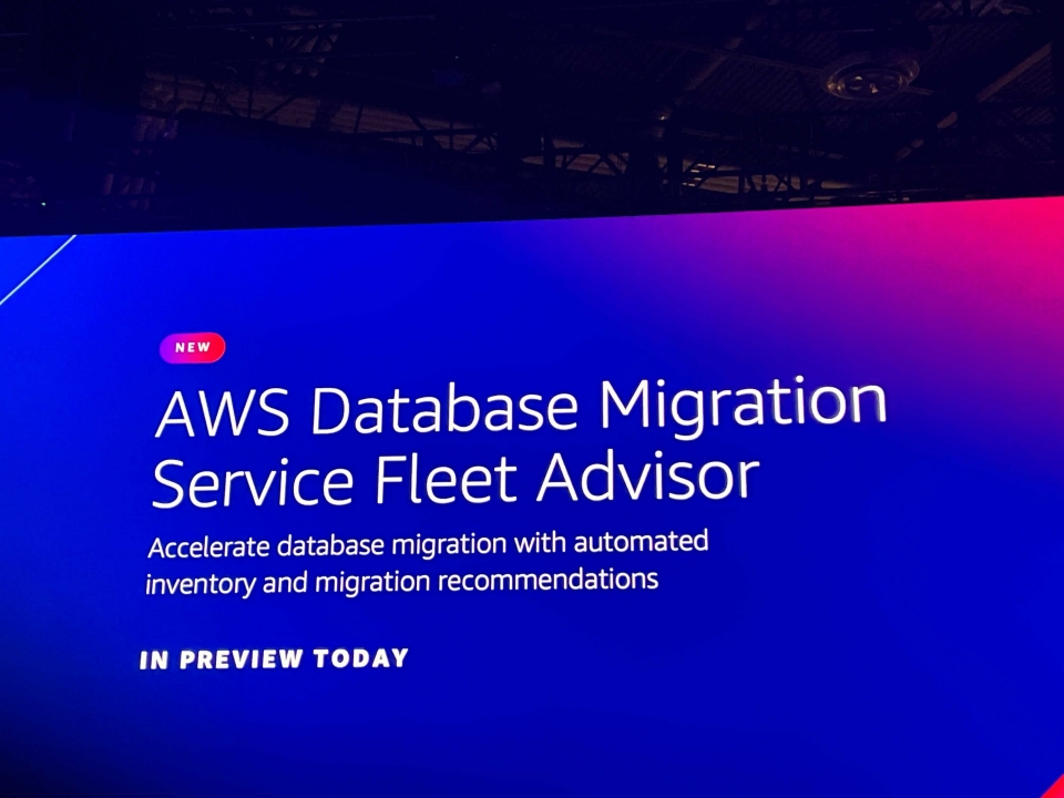 [速報] AWS DMSの新機能 AWS Database Migration Service Fleet Advisor が発表されました | DevelopersIO