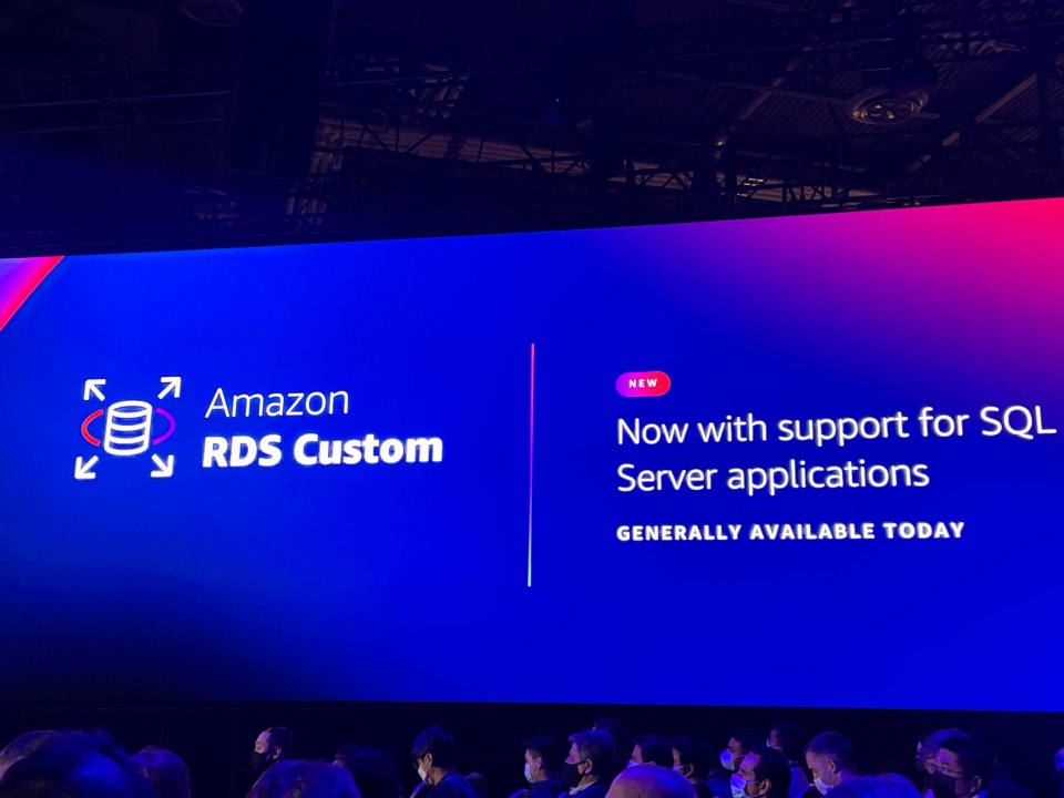 [速報] Amazon RDS Custom for SQL ServerがGAになりました #reinvent | DevelopersIO