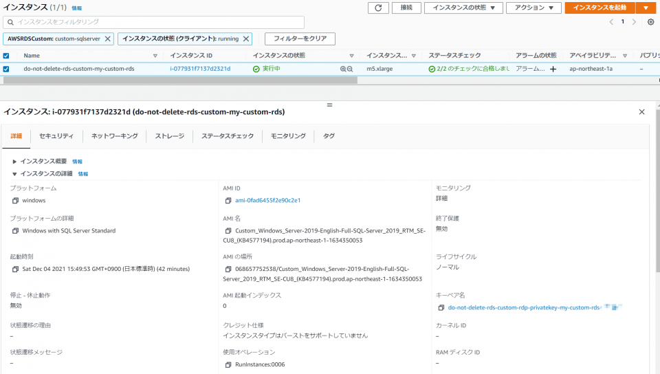 Amazon RDS Custom for SQL Serverを試してみた #reinvent | DevelopersIO