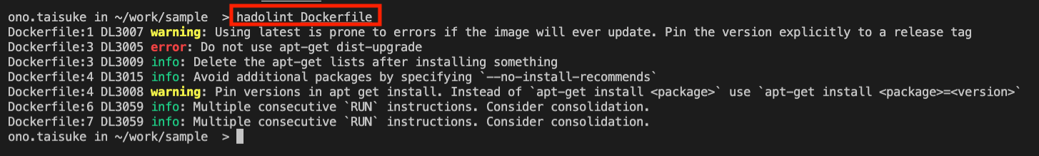 Hadolintを利用して容易にベストプラクティスに基づいたdocker環境を構築する Developersio