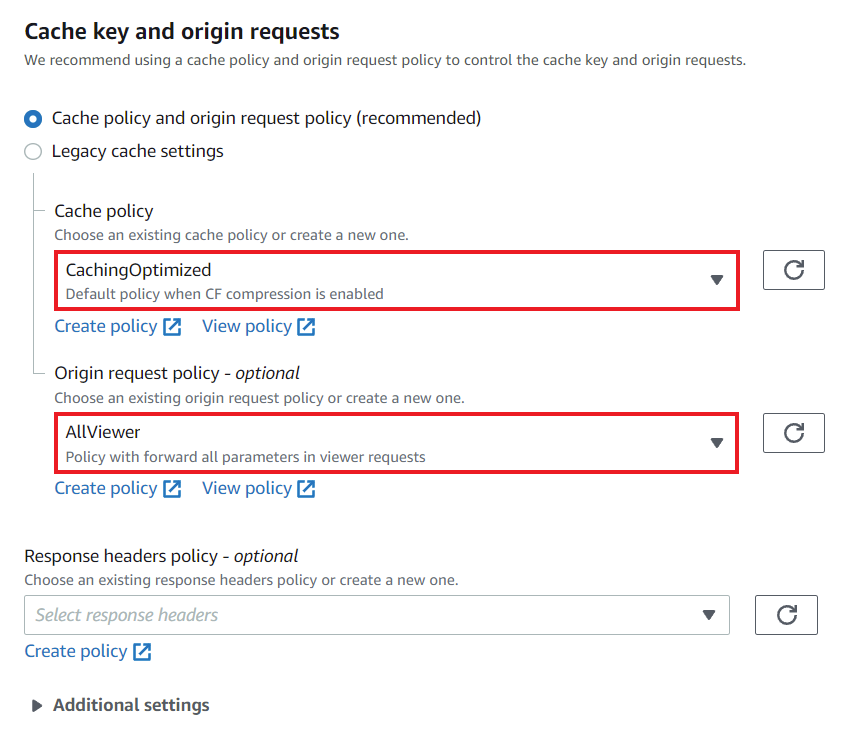 วิธีเปลี่ยนการตั้งค่า Cache สำหรับแต่ละนามสกุลไฟล์ใน CloudFront ...