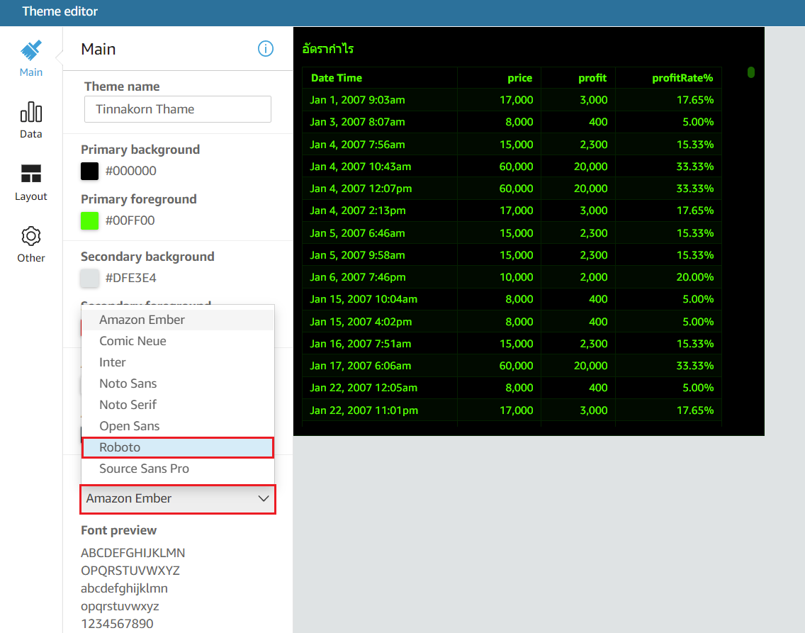 Theme QuickSight – การเปลี่ยนและสร้าง Theme ใน Analytics บน QuickSight | DevelopersIO