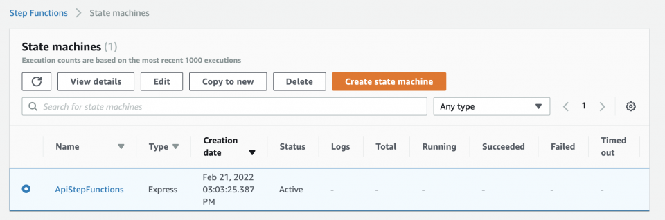 AWS CDK でStep FunctionsのAPIを作成してみた。 | DevelopersIO