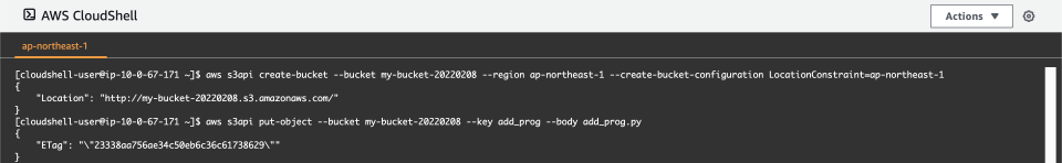 AWS再入門ブログリレー2022 AWS CloudShell 編 | DevelopersIO