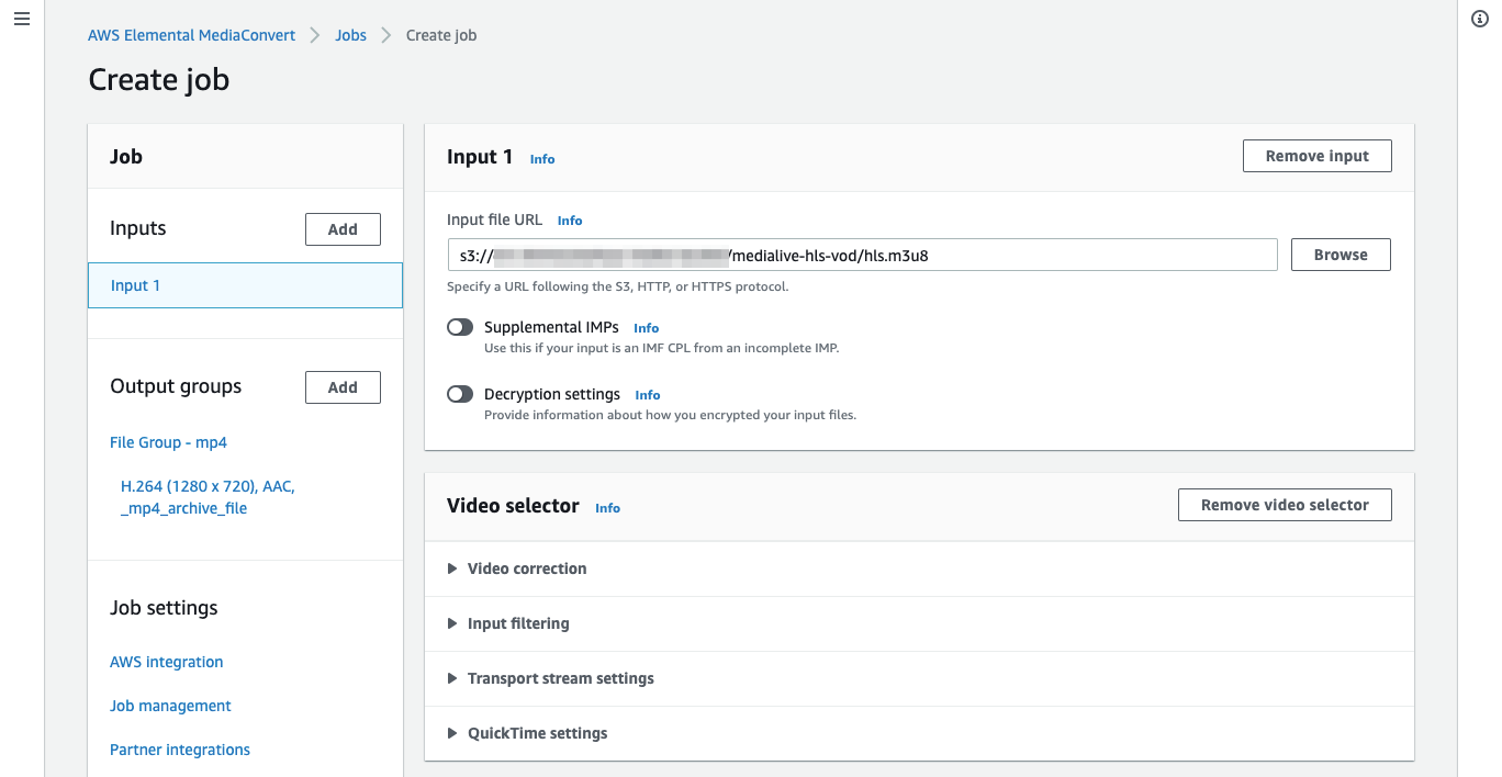 AWS Elemental MediaLiveでHLS outputのVODモードを設定してみた | DevelopersIO