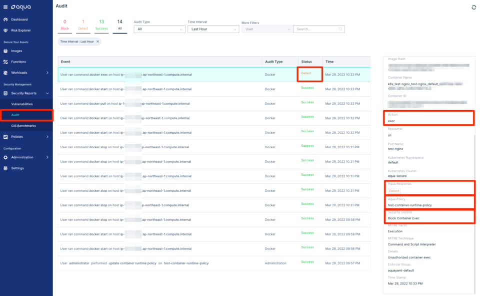 Aqua EnterpriseでAmazon EKS環境にContainer Runtime Protectionを適用する ...