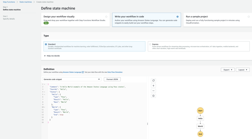 Create A Serverless Workflow Using Aws Step Functions And Aws Lambda