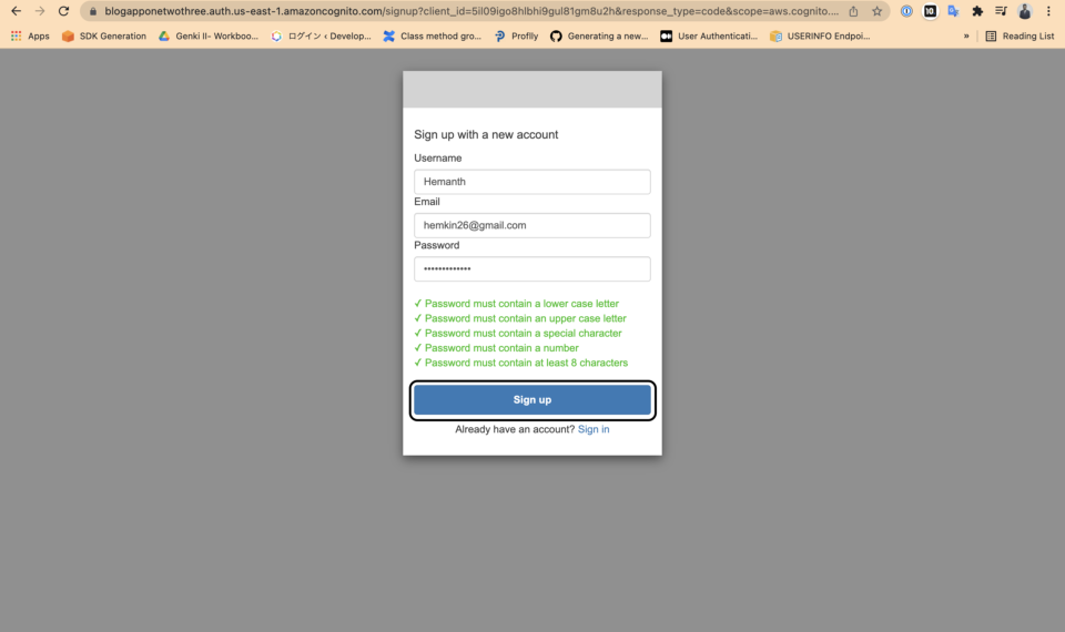 Securing Api Gateway Using Amazon Cognito User Pools Developersio