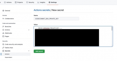 GitHub Actionsを使ってGitHubリポジトリをCodeCommitリポジトリへミラーリングする | DevelopersIO