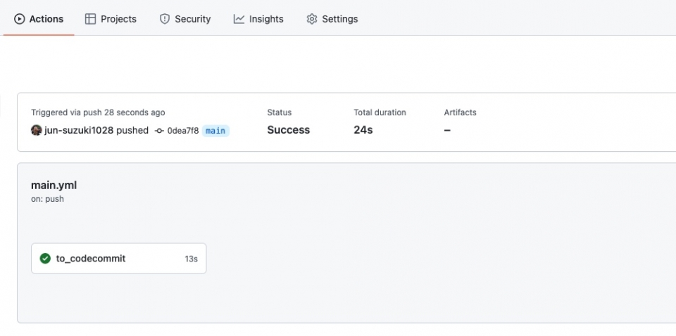 GitHub Actionsを使ってGitHubリポジトリをCodeCommitリポジトリへミラーリングする | DevelopersIO