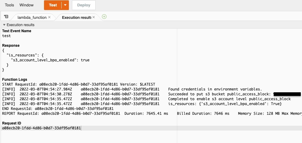 アカウントレベルのS3ブロックパブリックアクセスをLambda(Python3)から有効化する | DevelopersIO