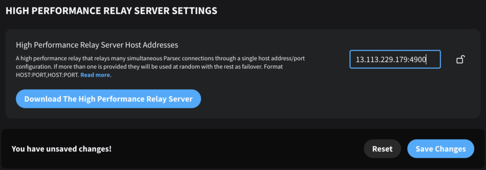 Parsec Relay ServerでParsec Error 6023&6024を解決し、Parsecホストに接続できました ...
