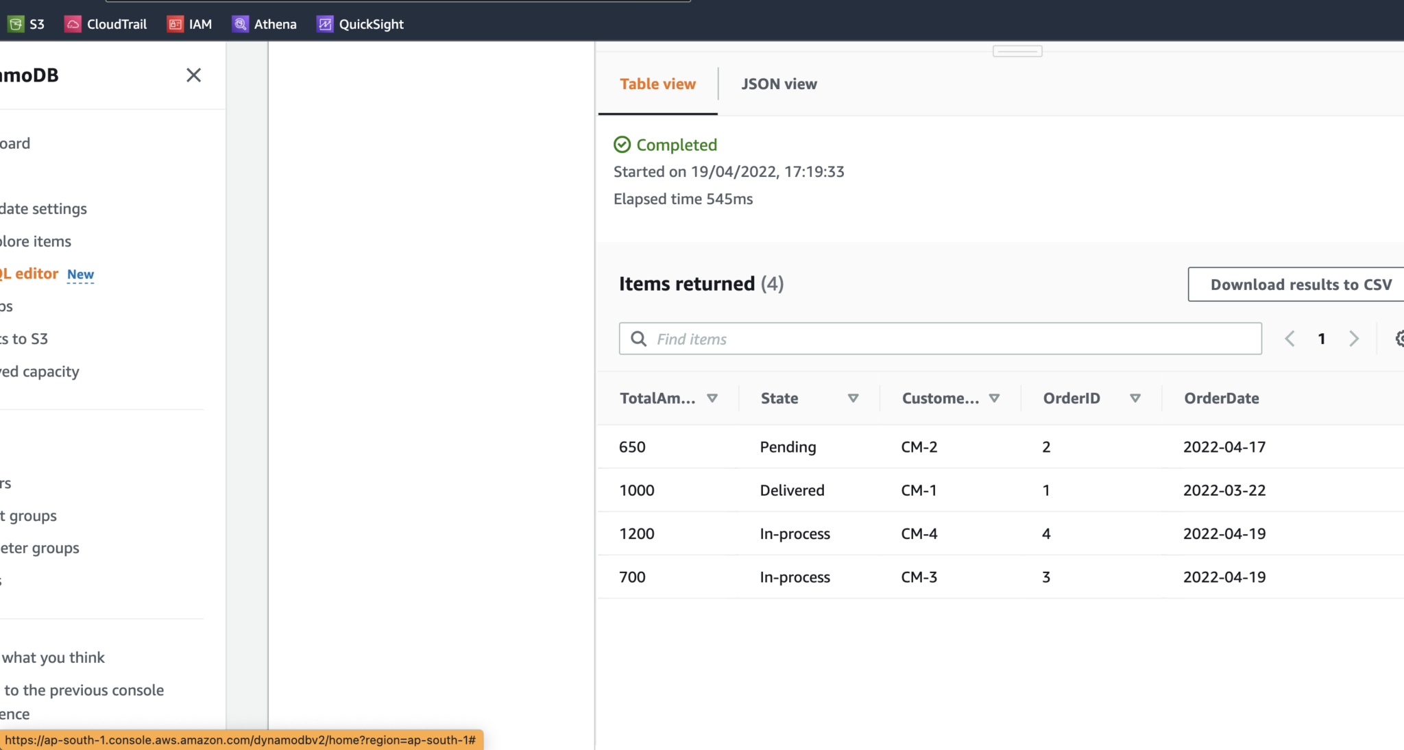 Performing Sql Queries On Dynamodb Table Using Partiql Developersio 2696
