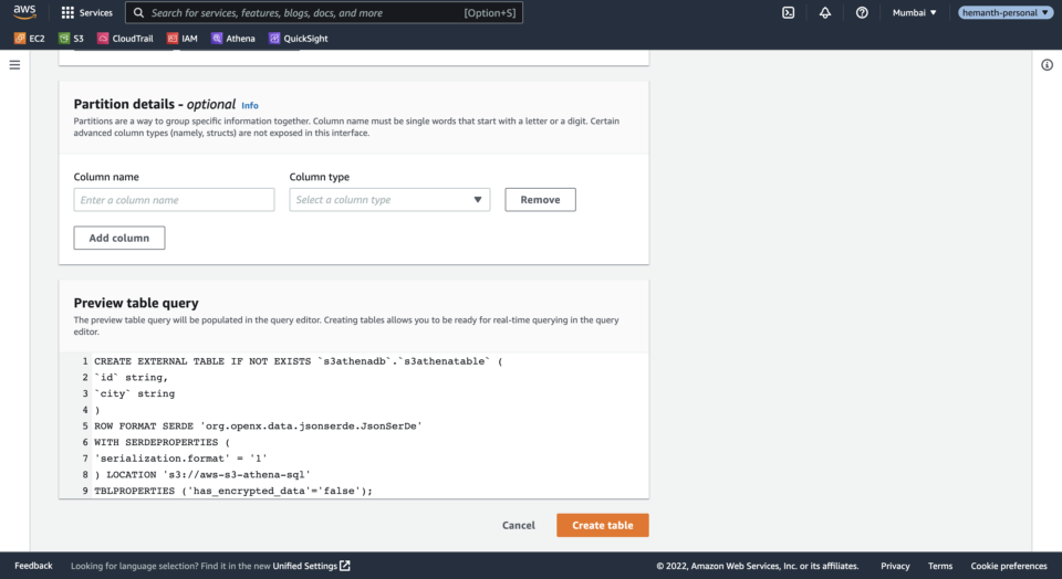 Performing SQL queries on S3 files using Athena | DevelopersIO