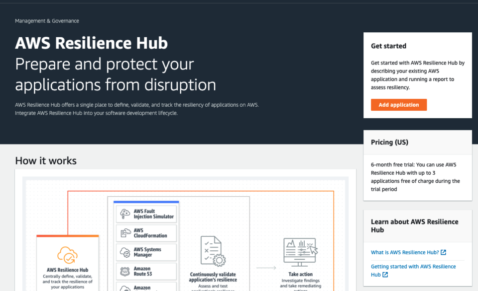 AWS Resilience Hubを調査してみました。 | DevelopersIO