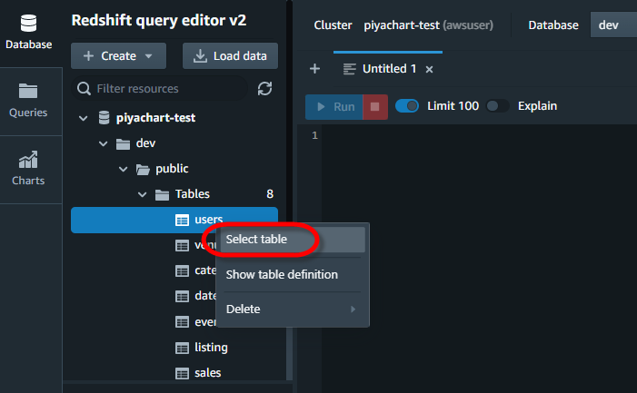 การใช้งาน Query editor v2 ผ่าน Amazon Redshift | DevelopersIO
