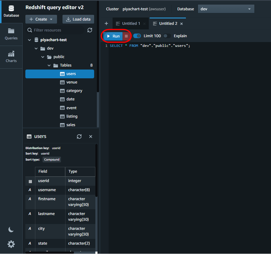 การใช้งาน Query editor v2 ผ่าน Amazon Redshift | DevelopersIO