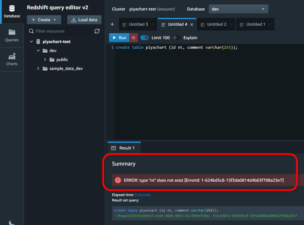 การใช้งาน Query editor v2 ผ่าน Amazon Redshift | DevelopersIO