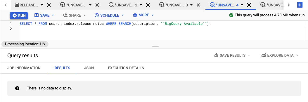[アップデート] BigQuery で search index (Preview) が利用可能になりテキストや半構造データを効率的に検索可能 ...